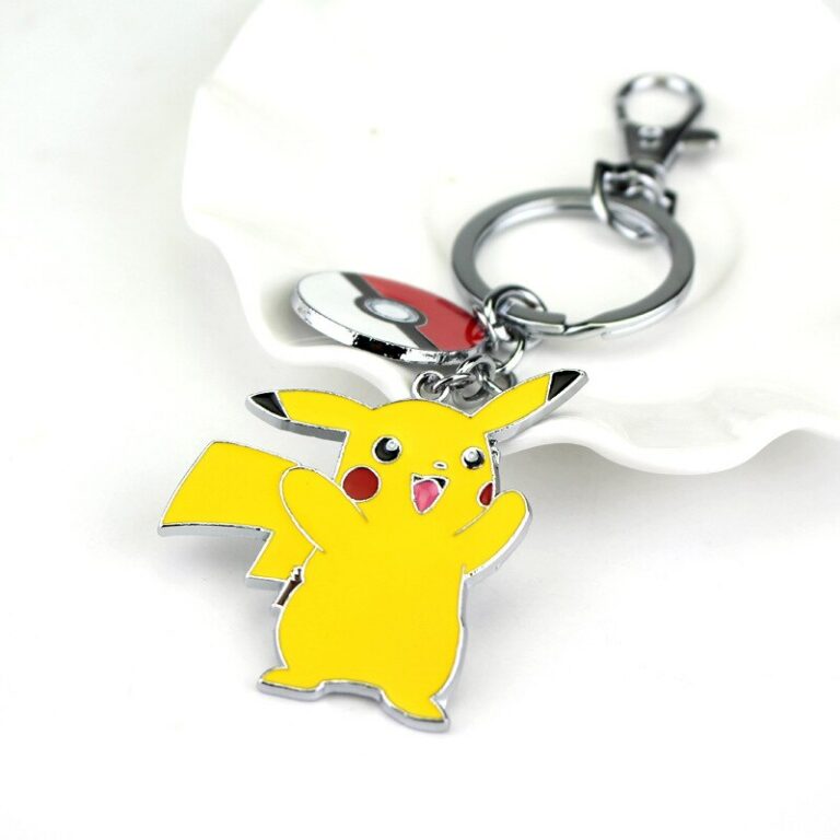 Pikachu Pokemon Keychain Cute Anime Cartoon Figure Birthday Gift Toy ...