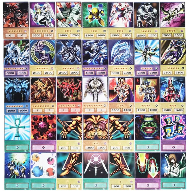 Yu Gi Oh 100pcs Anime Style Cards Set Wing Dragon Sky Flash Giant ...