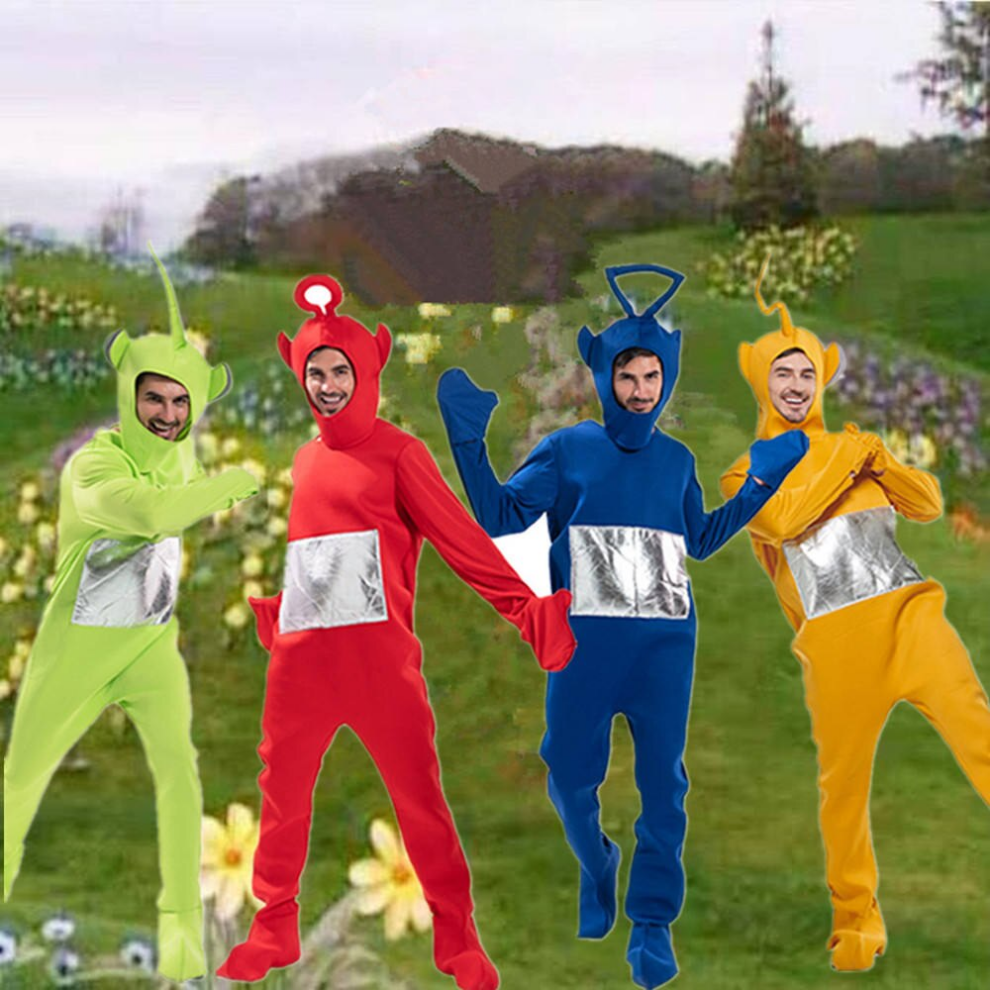 Adult Teletubbies Cosplay Costume In 4 Colors Funny Anime Carnival ...