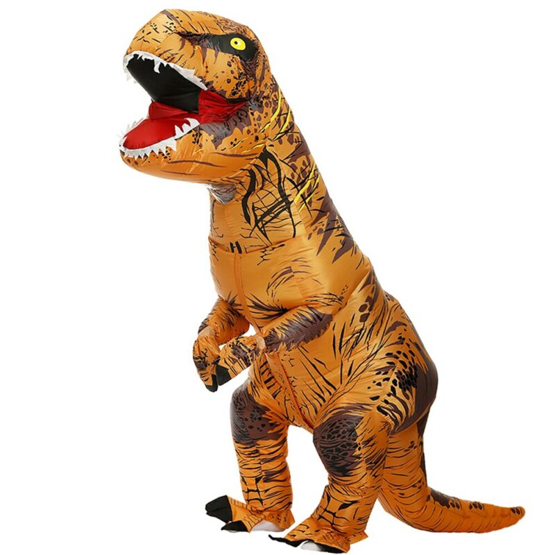 Dinosaur T Rex Inflatable Costume Adult Cosplay Halloween Party Suit ...