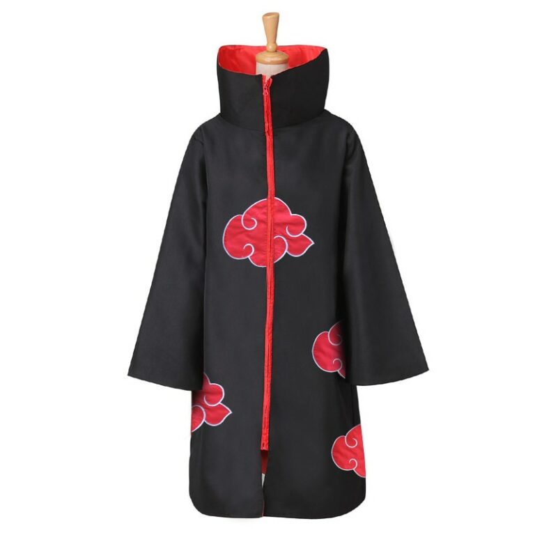 Naruto Uzumaki Akatsuki Cloak Costume Itachi Uchiha Sasuke Cosplay ...