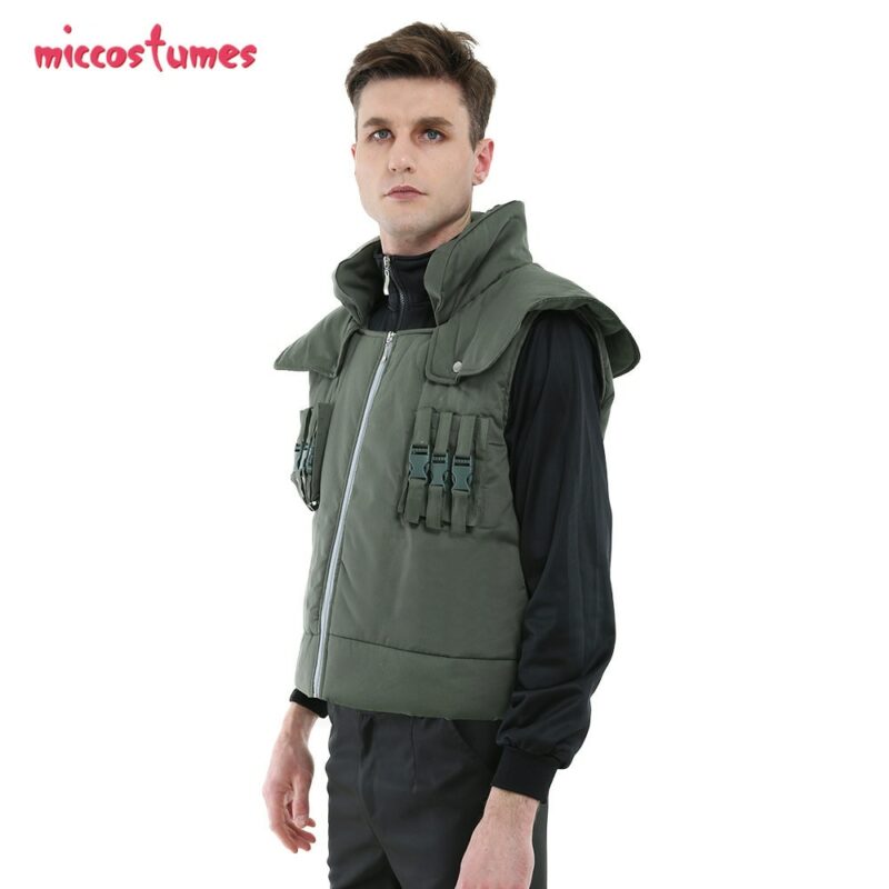 Kakashi Hatake Naruto Cosplay Jounin Vest Costume Konoha Anime ...