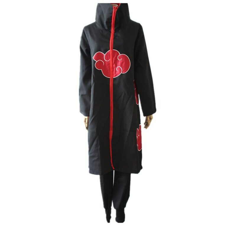 Japanese Anime Naruto Uchiha Itachi Akatsuki Cosplay Costume Halloween ...