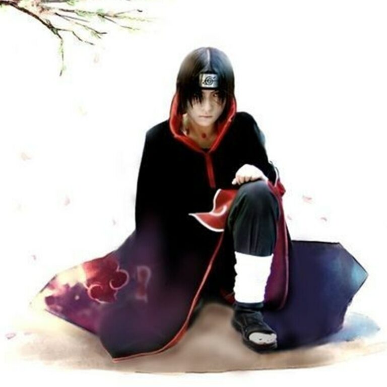 Japanese Anime Naruto Uchiha Itachi Akatsuki Cosplay Costume Halloween ...