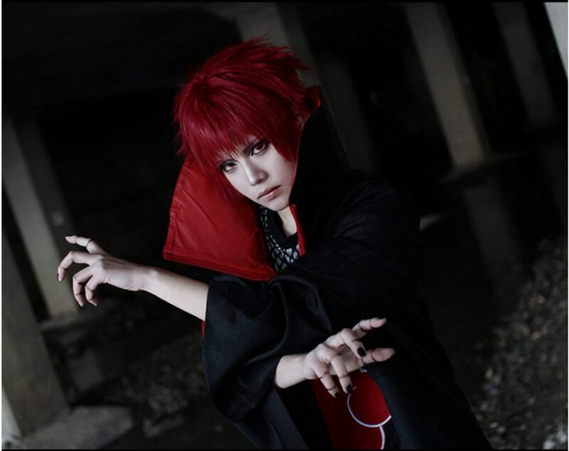 Naruto Akatsuki Uchiha Itachi Anime Cosplay Costume Cloak Cape Robe ...