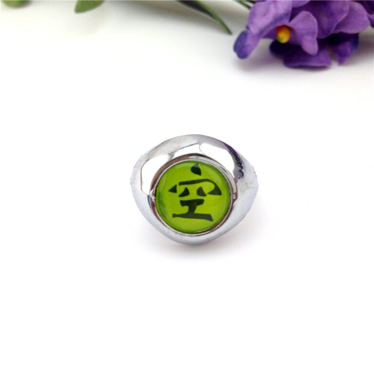 Naruto Akatsuki Deidara Resizable Green Ring Authentic Japanese Cosplay ...