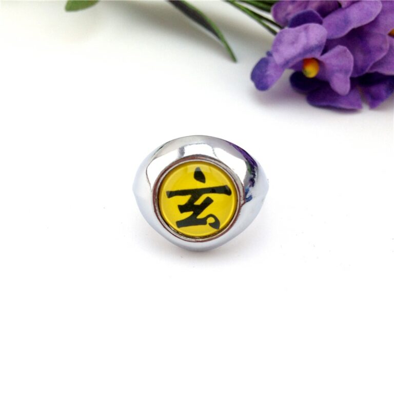 Naruto Akatsuki Konan Cosplay Rings Resizable Anime Inspired White ...