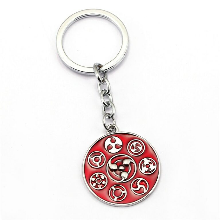 Naruto Uchiha Itachi Mangekyou Sharingan Akatsuki Pendant Keychain ...