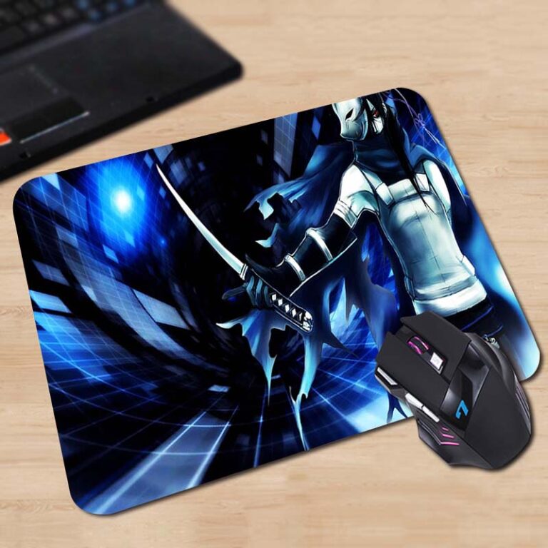 Naruto Uchiha Itachi Anbu Helmet Sword Customizable Mouse Pad Blueblack ...