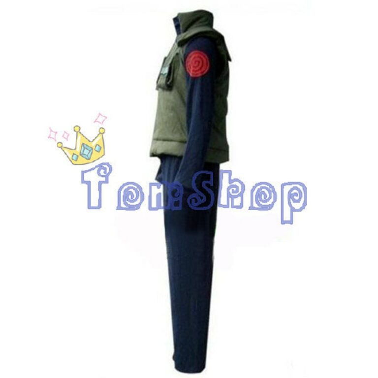 Naruto Hatake Kakashi Ninja Cosplay Costume Konoha Leaf Village Jounin ...