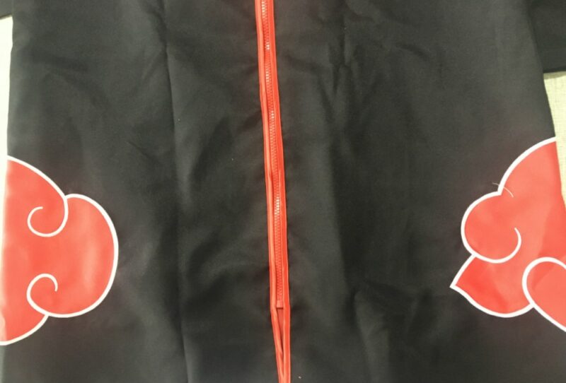 Naruto Akatsuki Ninja Cosplay Costume Japanese Sasuke Hooded Robe ...