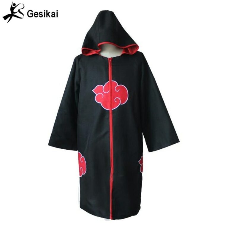 Naruto Uchiha Itachi Akatsuki Cosplay Costume Set With Accessories ...