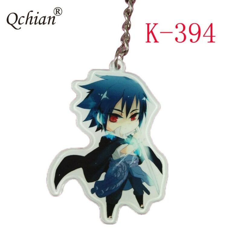 Naruto Sasuke Uzumaki Akatsuki Madara Action Figure Keychain ...