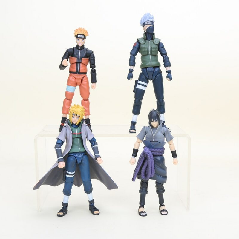 Naruto Shf Pvc Action Figure Set Uzumaki Uchiha Namikaze Hatake 15cm ...